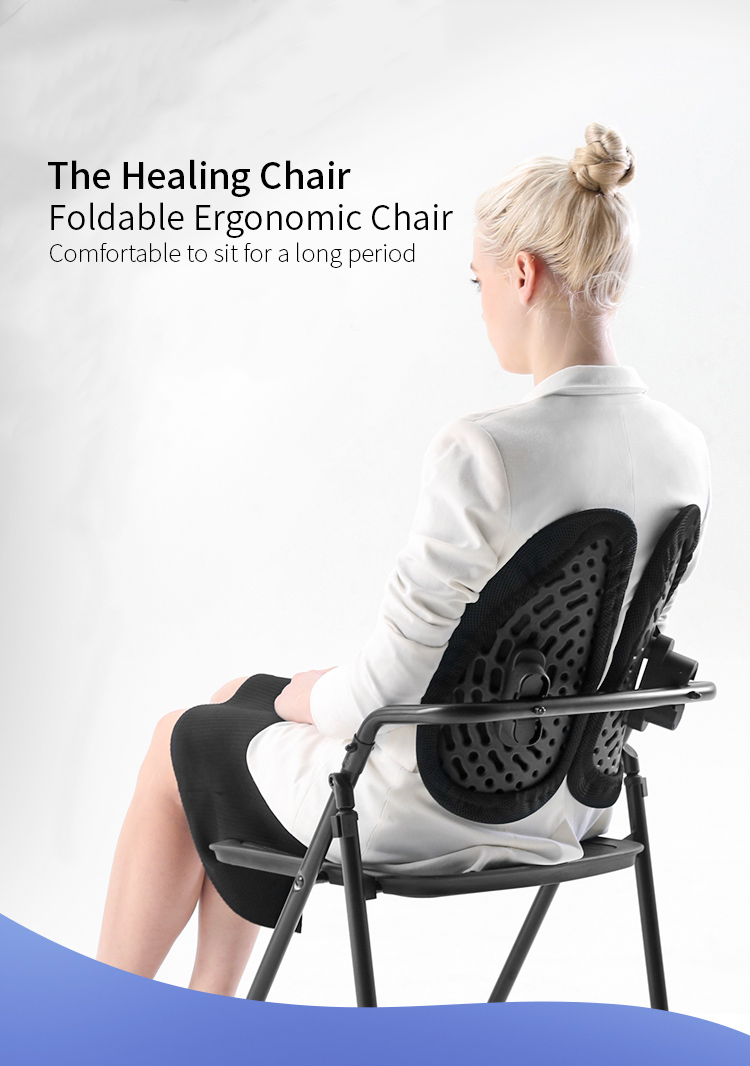 The Healing Chair E1538 Ortho Back Folding Chair (1 Year Limited Warra