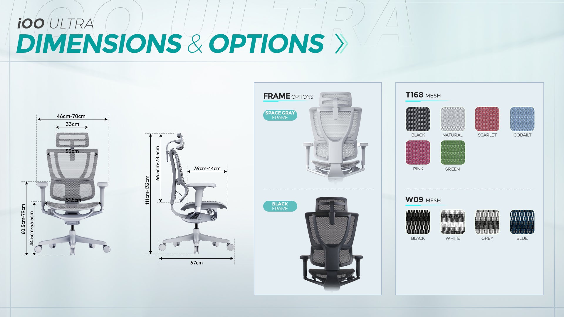 Ergohuman IOO Ultra Matrex USA Patent Mesh Ergonomic Office Chair (5 Y