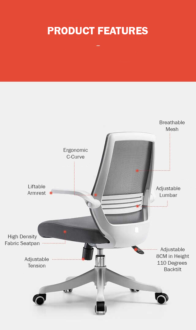 Sihoo M76 Grey Ergonomic Office Chair (1 Year Limited Warranty)